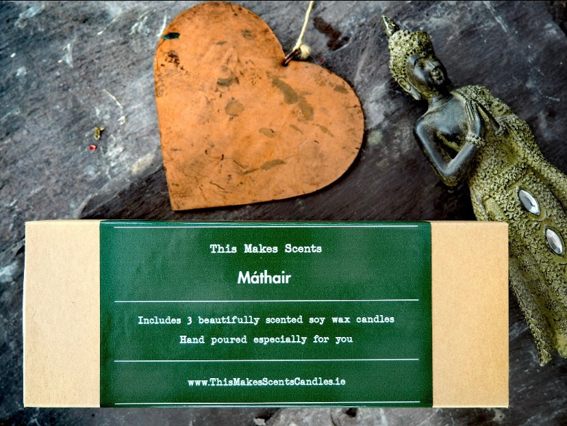 Máthair / Mum Candle Gift Set - Hand Poured - This Makes Scents
